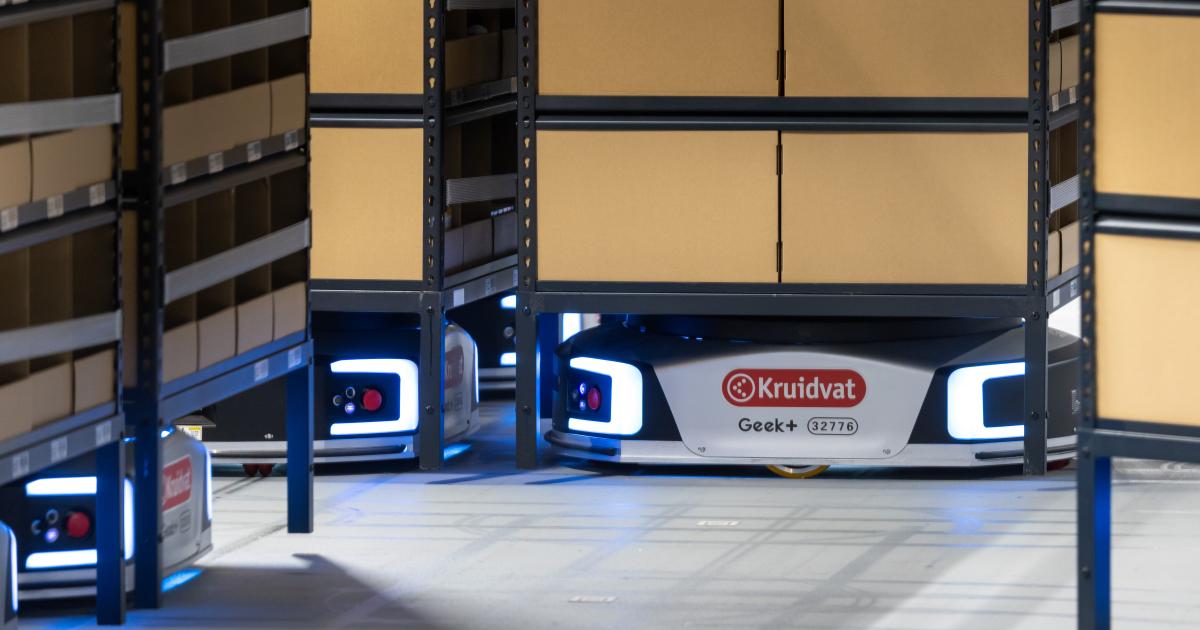 Onlinemagazine Logistiek | Kruidvat robots in e-fc Ede